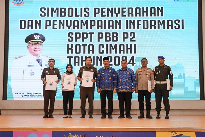 Pemkot Cimahi Launching SPPT PBB P2 Th 2024 - PPID Kota Cimahi