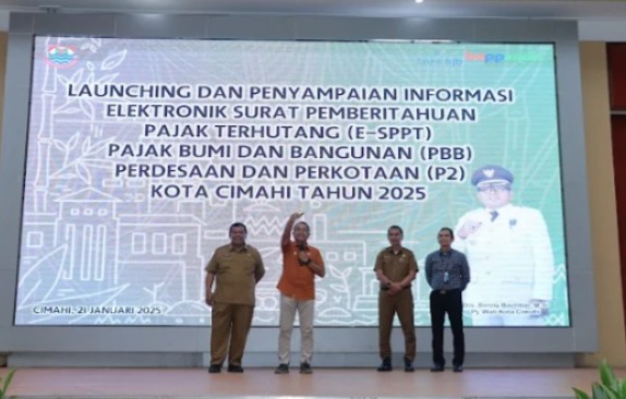 Pemkot Cimahi Resmi Luncurkan e-SPPT PBB-P2 Tahun 2025 - PPID Kota Cimahi