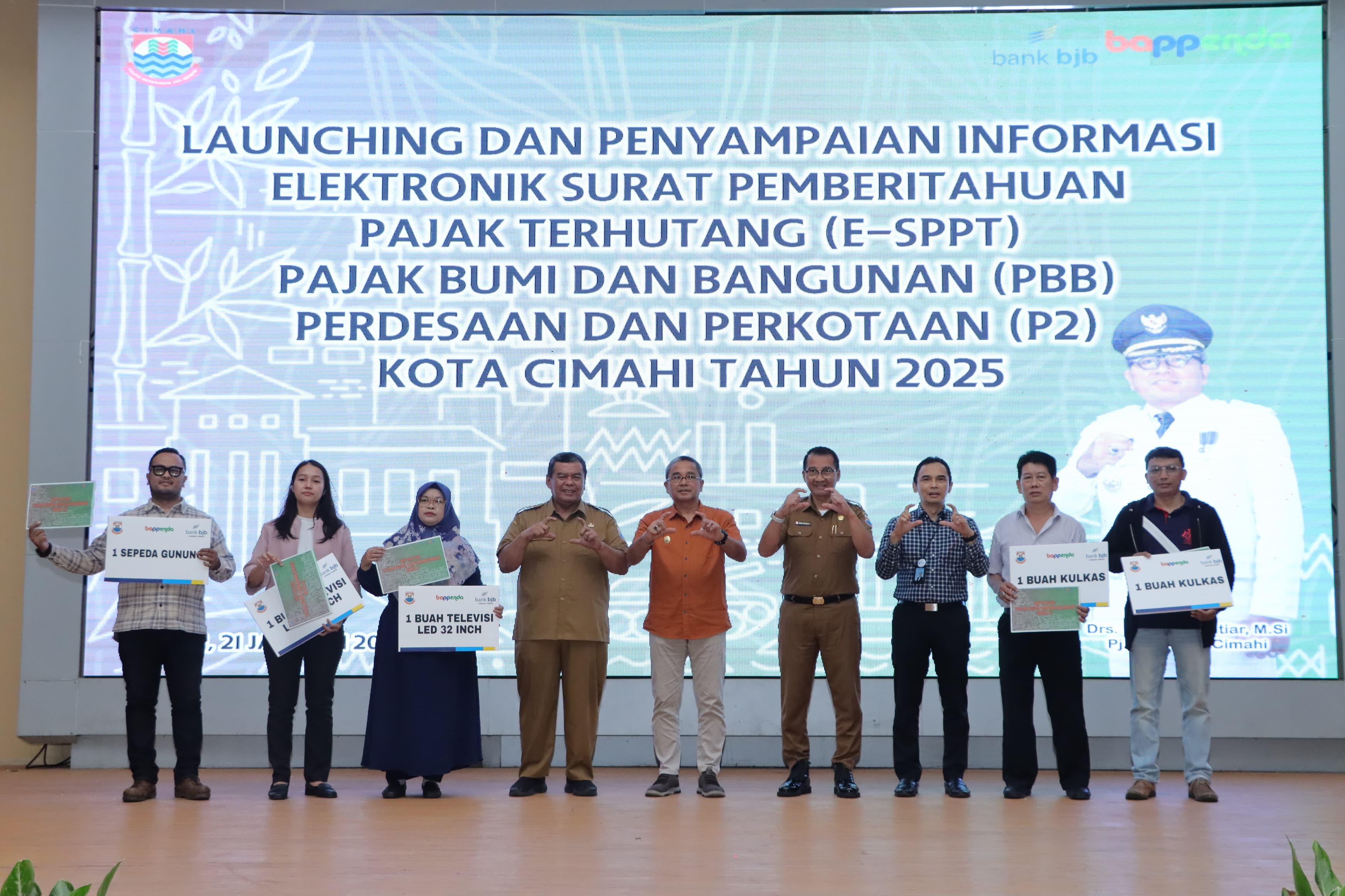 Pj. Walikota Cimahi Membuka Launching e-SPPT PBB Elektronik 2025 - PPID ...