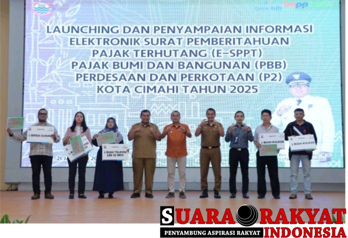 Pemkot Cimahi Launching Sppt PBB P 2 Secara Elektronik Tahun 2025 ...