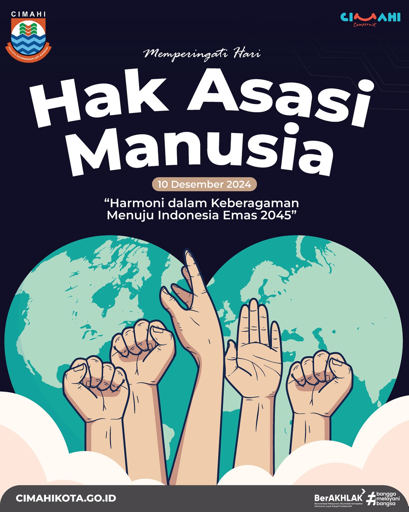 Memperingati Hari Hak Asasi Manusia 10 Desember 2024 - PPID Kota Cimahi