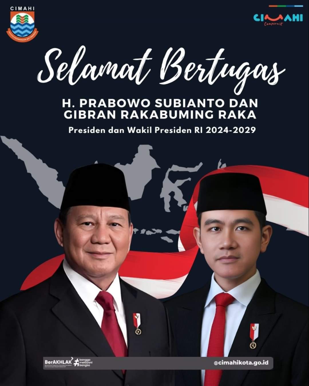 Selamat dan sukses atas dilantiknya Bapak H. Prabowo Subianto dan Bapak ... Selamat dan sukses atas dilantiknya Bapak H. Prabowo Subianto dan Bapak ...