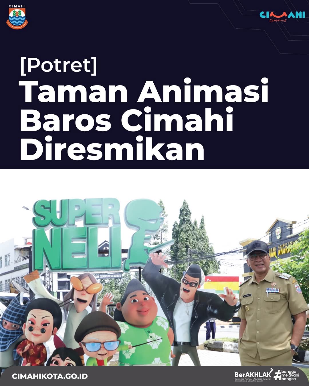 [Potret] Taman Animasi Baros Cimahi Diresmikan - PPID Kota Cimahi